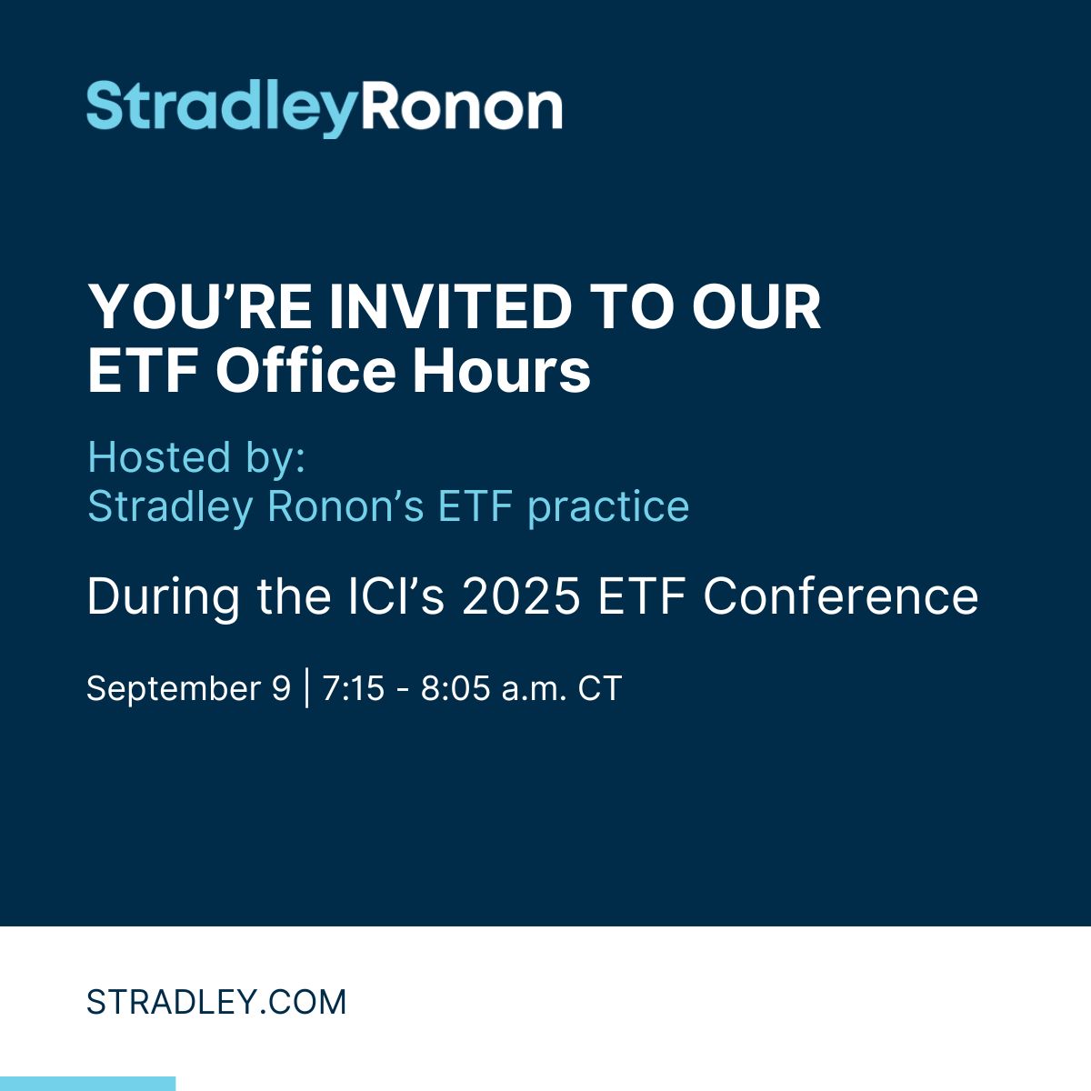 2025 ICI ETF Conference - Office Hours: Your Go-To ETF Resource for ...